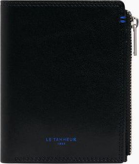 Le Tanneur Mittelgro&szlig;e Geldb&ouml;rse Martin im Hochformat mit Rei&szlig;verschluss aus Glattleder