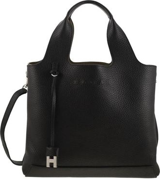 Hogan Shopper & Totes - Shopping Bag In Textured Leather - Gr. unisize - in Schwarz - f&uuml;r Damen