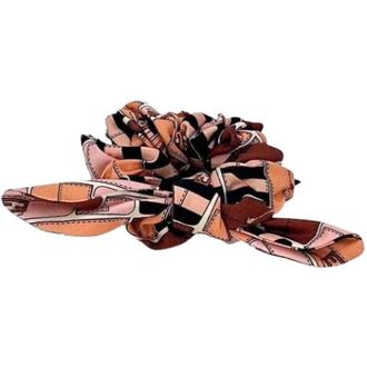 Fendi Accessoire de cheveux en soie Pre-owned - Femme - Pre-owned - Multicolore - Taille: ONE Size