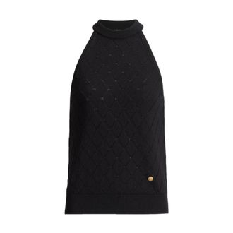 Balmain Femme, Tops, Noir, Taille: 36 FR Hauts sans manches