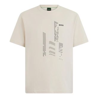 HUGO BOSS Homme, Tops, Beige, Taille: XL T-shirt en coton