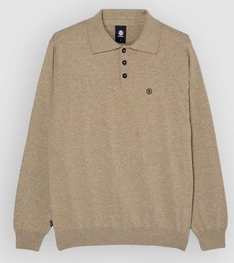 Element Icon Embroidery Polo humus heather