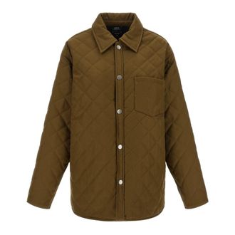 A.P.C. Georges Quilted Jacket - - Jackets - Damen - Gr&uuml;n - M