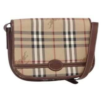 Burberry Sac bandouli&egrave;re vintage Pre-owned - Femme - Pre-owned - Beige - Taille: ONE Size