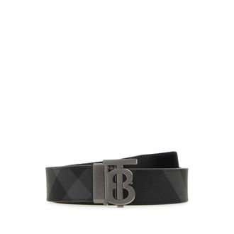 Burberry TB 35Mm Plaque G&uuml;rtel - - Accessories - Herren - Schwarzk - 110 CM