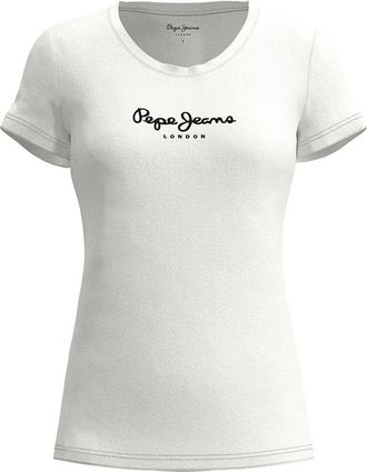 Pepe Jeans London Damen New Virginia Ss N T-Shirts, 800white, XXS
