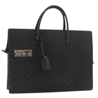 Gucci Pre-owned Vintage GG Canvas Tote - - Pre-owned - Damen - Schwarzk - ONE SIZE