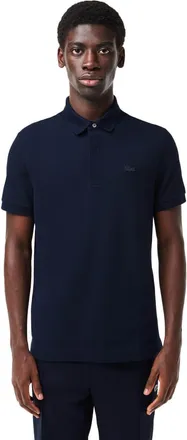 Lacoste Herren Polo-Shirt Kurzarm PH5522, Männer Polo-Hemd,verdeckte Knopfleiste,Regular Fit,Blau,11
