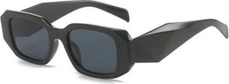 Generic Lunettes De Soleil Carr&eacute;es &Agrave; Petite Monture For Hommes Et Femmes, Id&eacute;ales For Les Activit&eacute;s Plein Air, Trajets Quotidiens Vacances(Black)