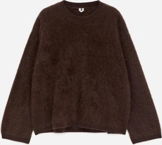 Arket Pullover Aus Reinem Geb&uuml;rstetem Kaschmir -Braun