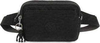 Kipling ABANU MULTI Petit sac à bandoulière convertible en sac de taille, Black Noir (Noir)