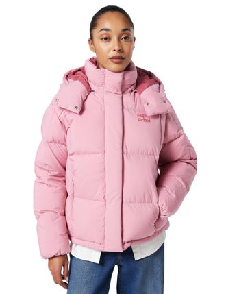 Tommy Jeans Damen Tjw Alaska Grid Down Jacket Ext Dw0dw21623 Pufferjacke, Pink (Mystic Pink), M EU
