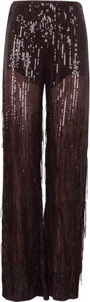 Federica Tosi Pantalons D&eacute;contract&eacute;s - Marron