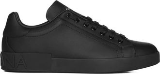 Dolce & Gabbana Homme, Chaussures, Noir, Taille: 44 EU Portofino Baskets