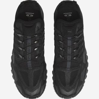 Salomon Mens Sneakers Acs Pro Shell Black Textile Upper Trainers