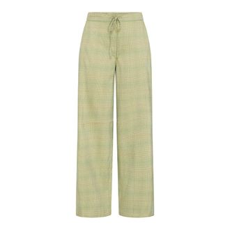 Ichi Ichi - Pantalon - Femme - Pantalons - Vert - Taille: 38 FR