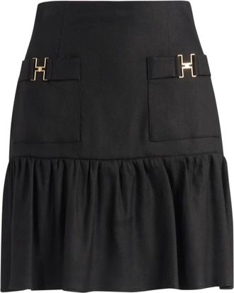 Elisabetta Franchi Femme, Jupes, Noir, Taille: 40 FR Gonna