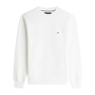 Tommy Hilfiger Homme, Sweatshirts et sweats &agrave; capuche, Blanc, Taille: M Essential Terry Crewneck
