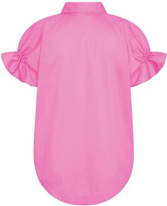 0039 Italy Langarmbluse 0039 ITALY Bluse DERRY FANCY mit Baumwolle - Persian Rose