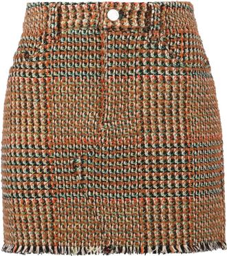 Stella McCartney Femme, Jupes, Multicolore, Taille: 34 FR Wool Mini Skirt