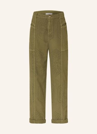 BA&SH Ba&Sh 7/8-Hose Giany gruen