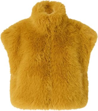 Pinko Eloro Gilet - - Jackets - Damen - Gelb - XS