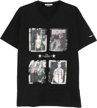 Daniele Alessandrini Homme, Tops, Noir, Taille: 2XL 1 T-shirt C/peach