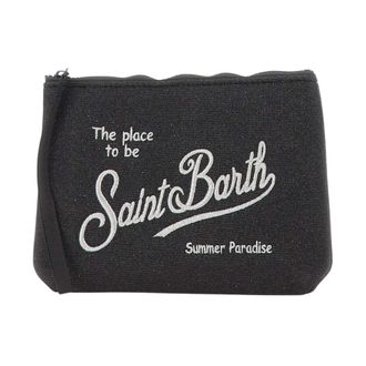 MC2 Saint Barth Femme, Sacs, Noir, Taille: ONE Size Aline Lurex Pouch