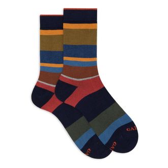 Gallo Gallo, Homme, Sous-v&ecirc;tements, Multicolore, Taille: M Chaussettes courtes en coton et cachemire
