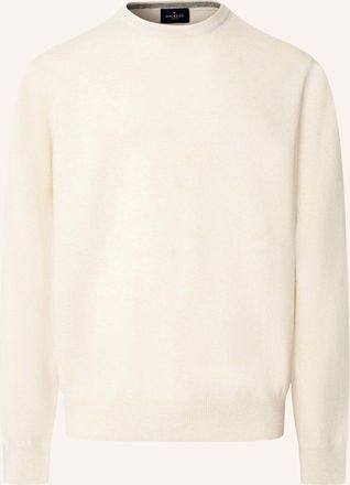 Hackett Pullover Merino Cash Mix Crew weiss