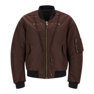 Maison Margiela Homme, Vestes, Brun, Taille: XL Bomber R&eacute;versible