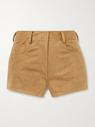 Norma Kamali Geb&uuml;rstete Shorts - Braun