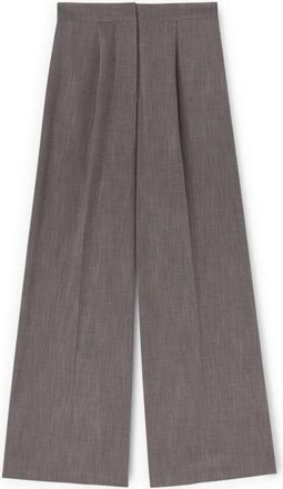 Motivi Femme, Pantalons, Gris, Taille: 40 FR Pantalon Palazzo