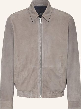 Marc O'Polo Marc Opolo Lederjacke grau