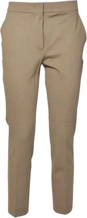 Max Mara Femme, Pantalons, Brun, Taille: 38 FR Pegno Jersey Trouser