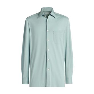 Kiton Herren, Shirts, Blau, 3XLGr&ouml;&szlig;e