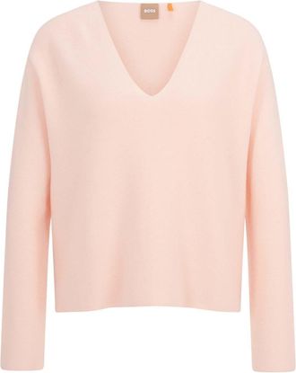 HUGO BOSS C Ferona Pullover Top f&uuml;r Damen (Pink)