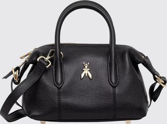Patrizia Pepe Mini-Handtasche von aus Kalbsleder mit Fly-Logo und Schutzf&uuml;&szlig;en