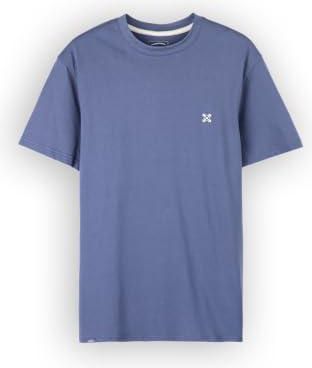 Oxbow Tee-shirt uni brodérie 4flo TEBAZ Hiver 2025 Manches courtes, Col rond, Uni