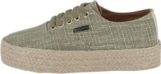 Les Tropeziennes LES TROPEZIENNES PAR M. BELARBI, Cosmic, Chaussures Detente Tennis Lacet, Kaki-Or, 37