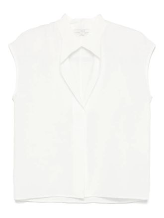Vince blouse à mancherons - Blanc
