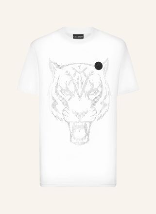 Plein Sport Plein Sport T-Shirt Tiger weiss