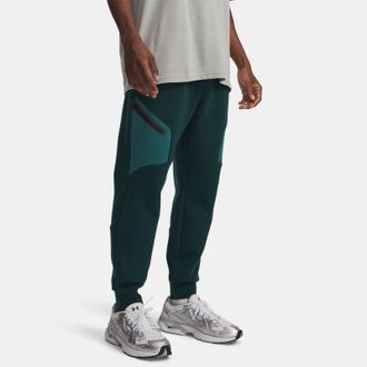 Under Armour Unstoppable Fleece Jogginghose f&uuml;r Herren Arden Gr&uuml;n / Rack Gr&uuml;n / Schwarz XXL