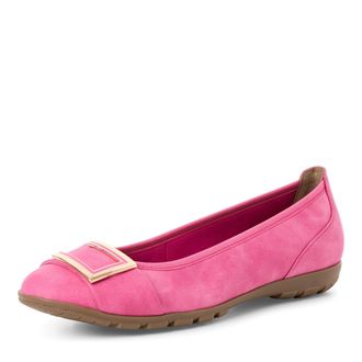 Marco Tozzi Damen Ballerinas mit Zierschnalle Elegant, Rosa (Pink), 39 EU