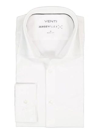 Venti Herren Hemd wei&szlig; Jersey