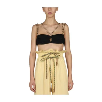 Miista Bretelles de randonn&eacute;e &agrave; arri&egrave;re C - Femme - Tops - Noir - Taille: 40 FR