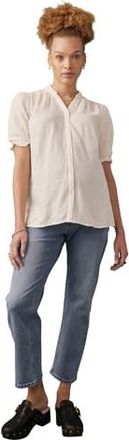 Envie de Fraise Blouse Grossesse en Gaze de Coton &eacute;cru 44