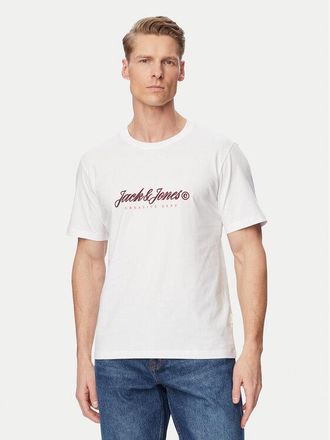 Jack & Jones Jack & Jones T-Shirt Montauk Type 12290887 Wei&szlig; Regular Fit