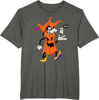 Disney Goofy in Tree Costume and Spooky Cute Ghost Halloween T-Shirt