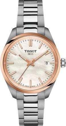 Tissot PR 100 34mm, Schweizer Quarzwerk Damenuhr T150.210.21.111.00